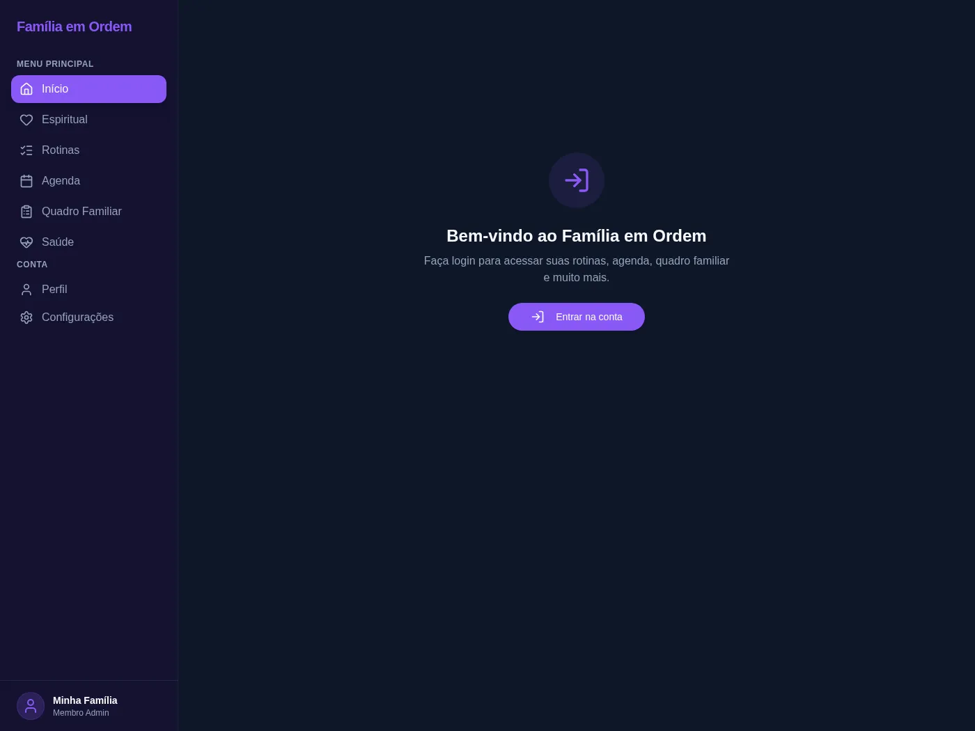 Família em Ordem