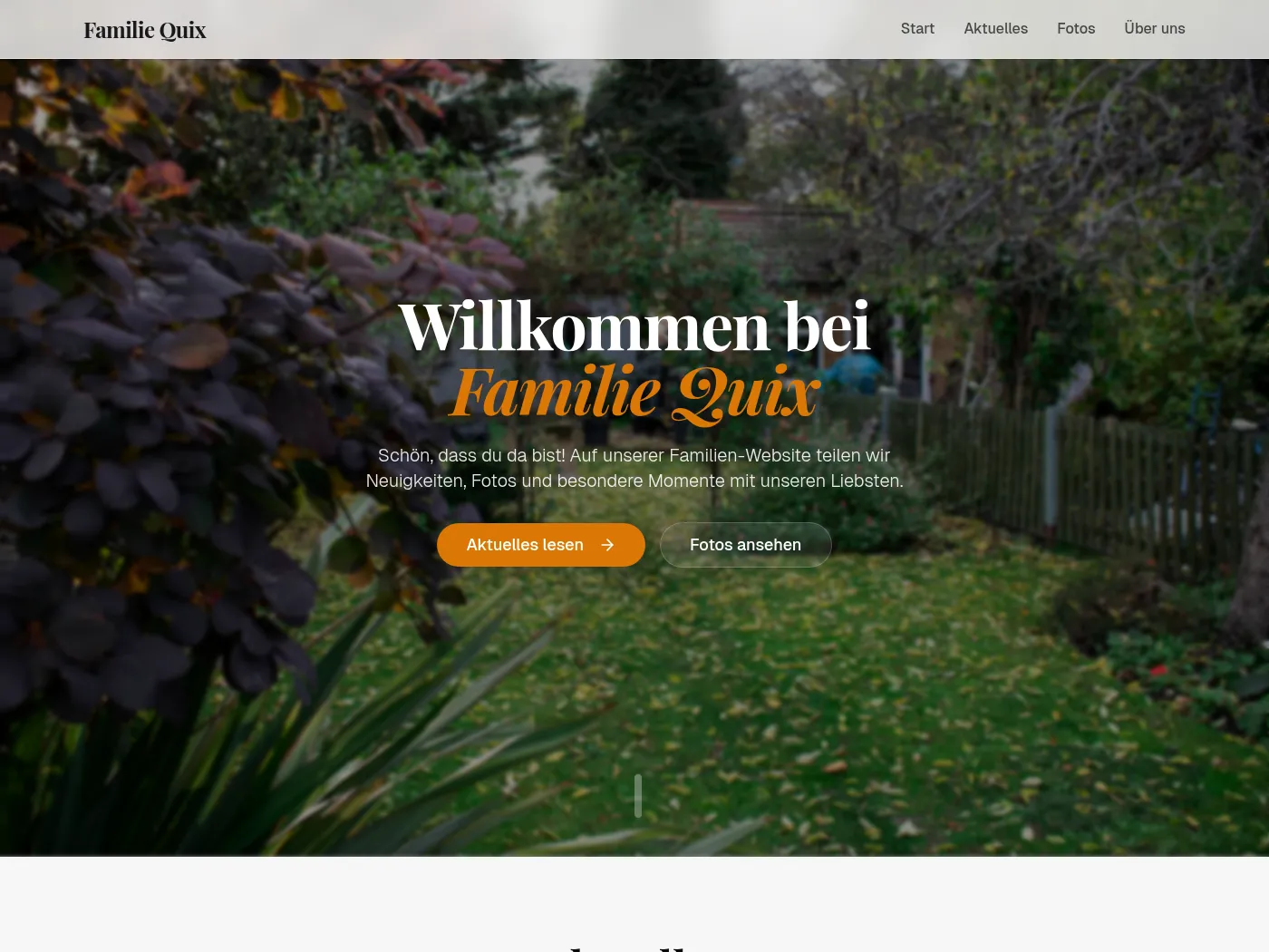 Familie Quix Website