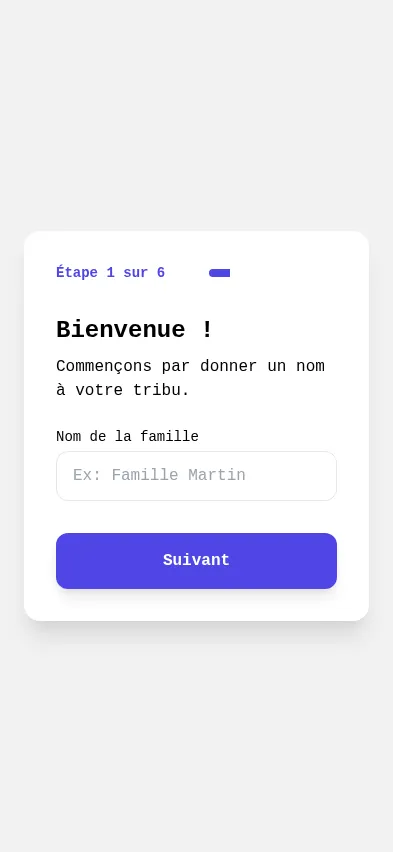 Famille Connectée Web App