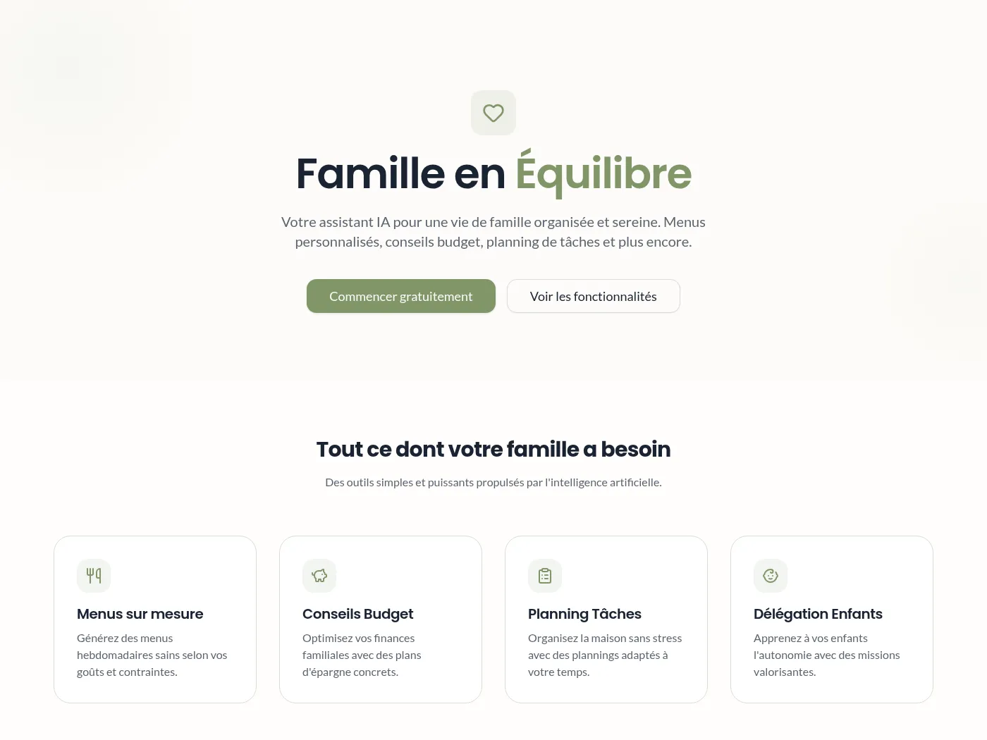 Family Balance AI Assistant