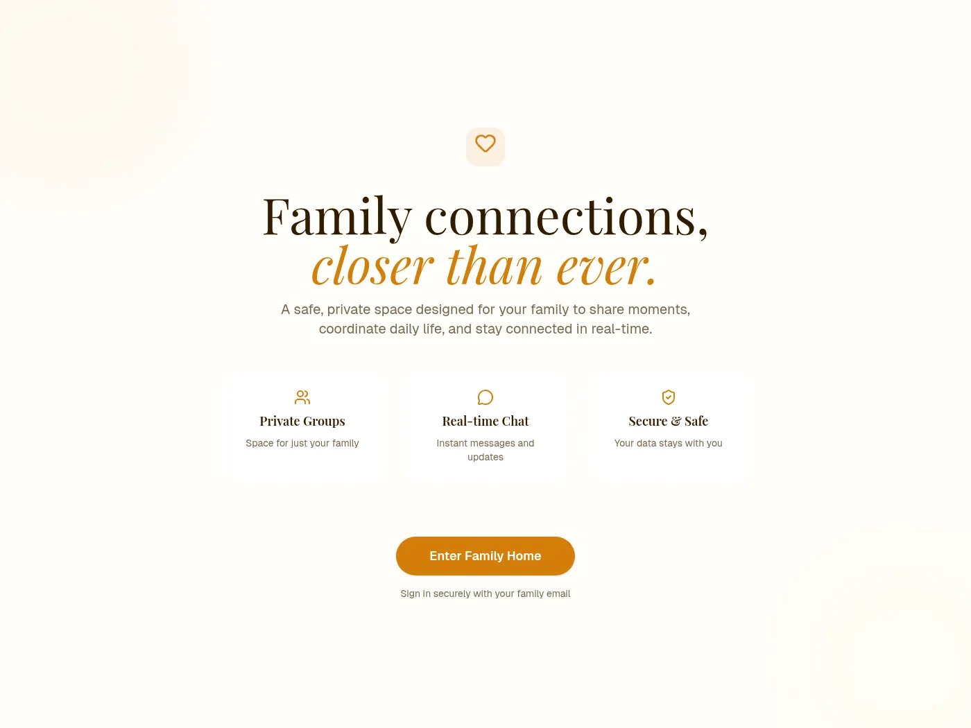 Family Chat App