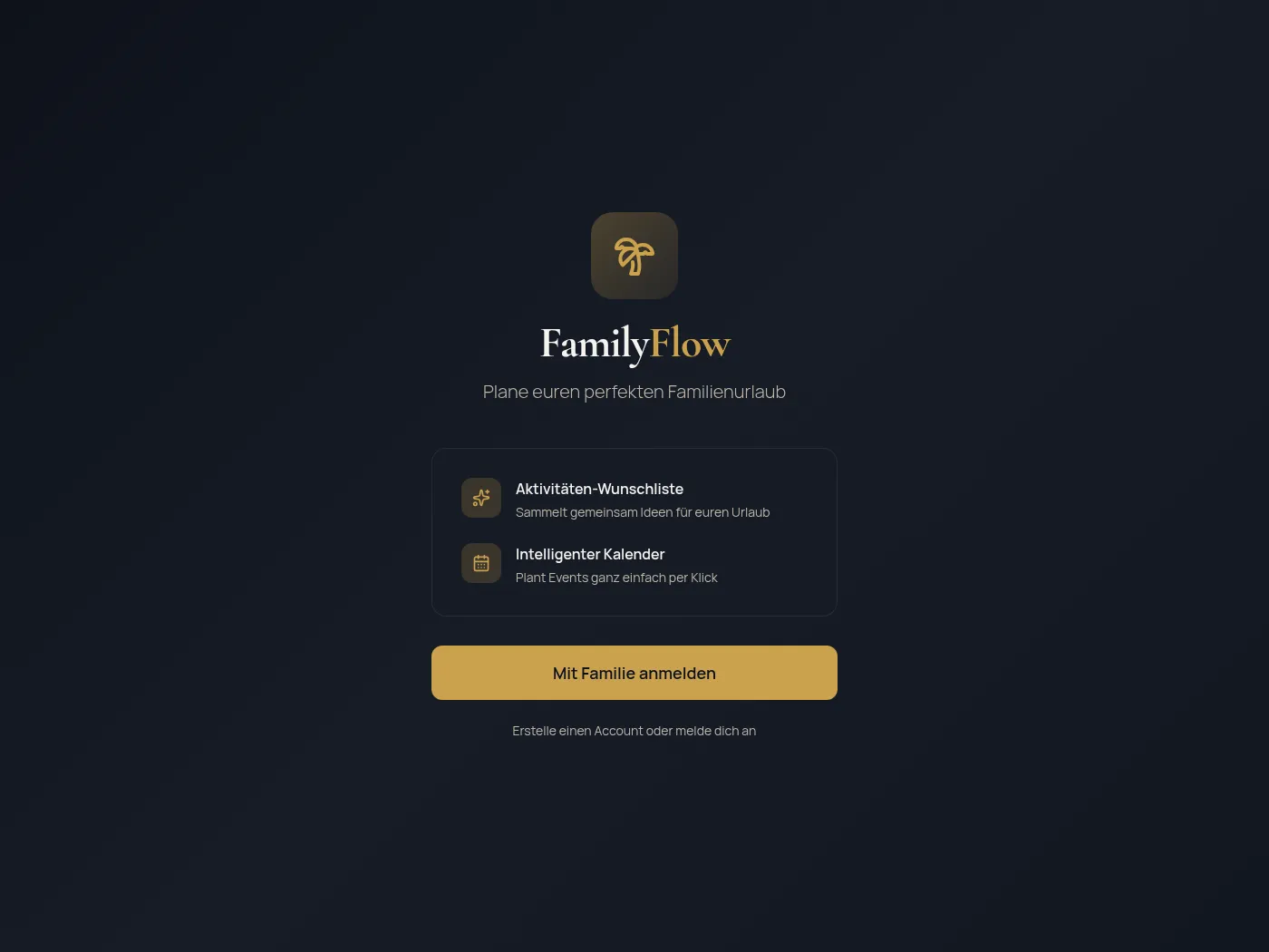 Family Holiday Planner
