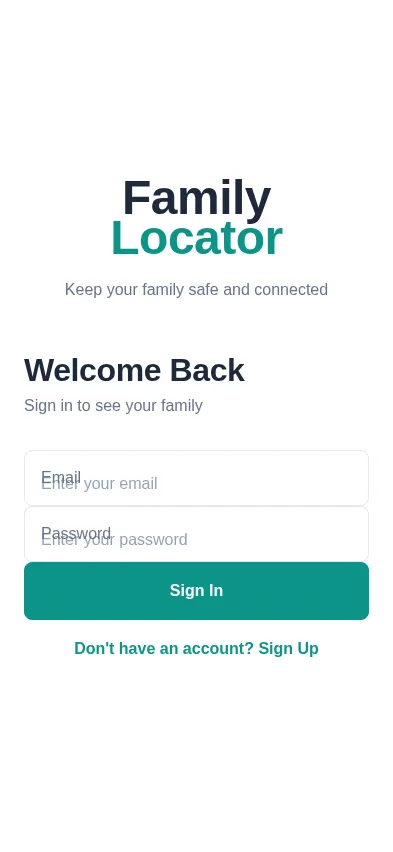 Family Locator App