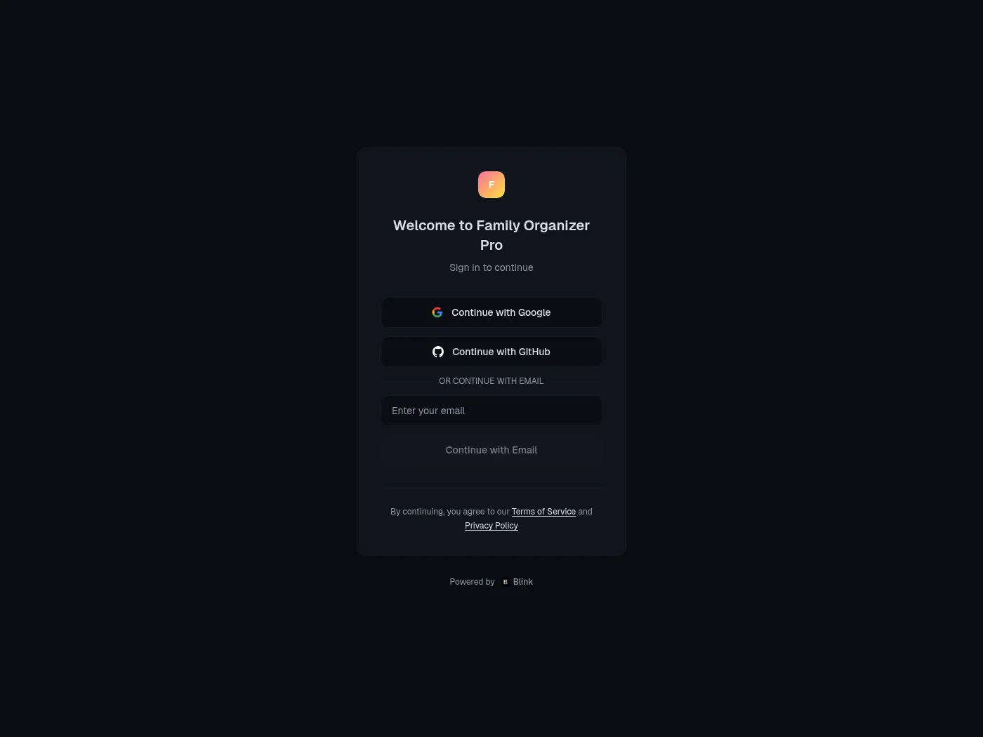Family Organizer Pro