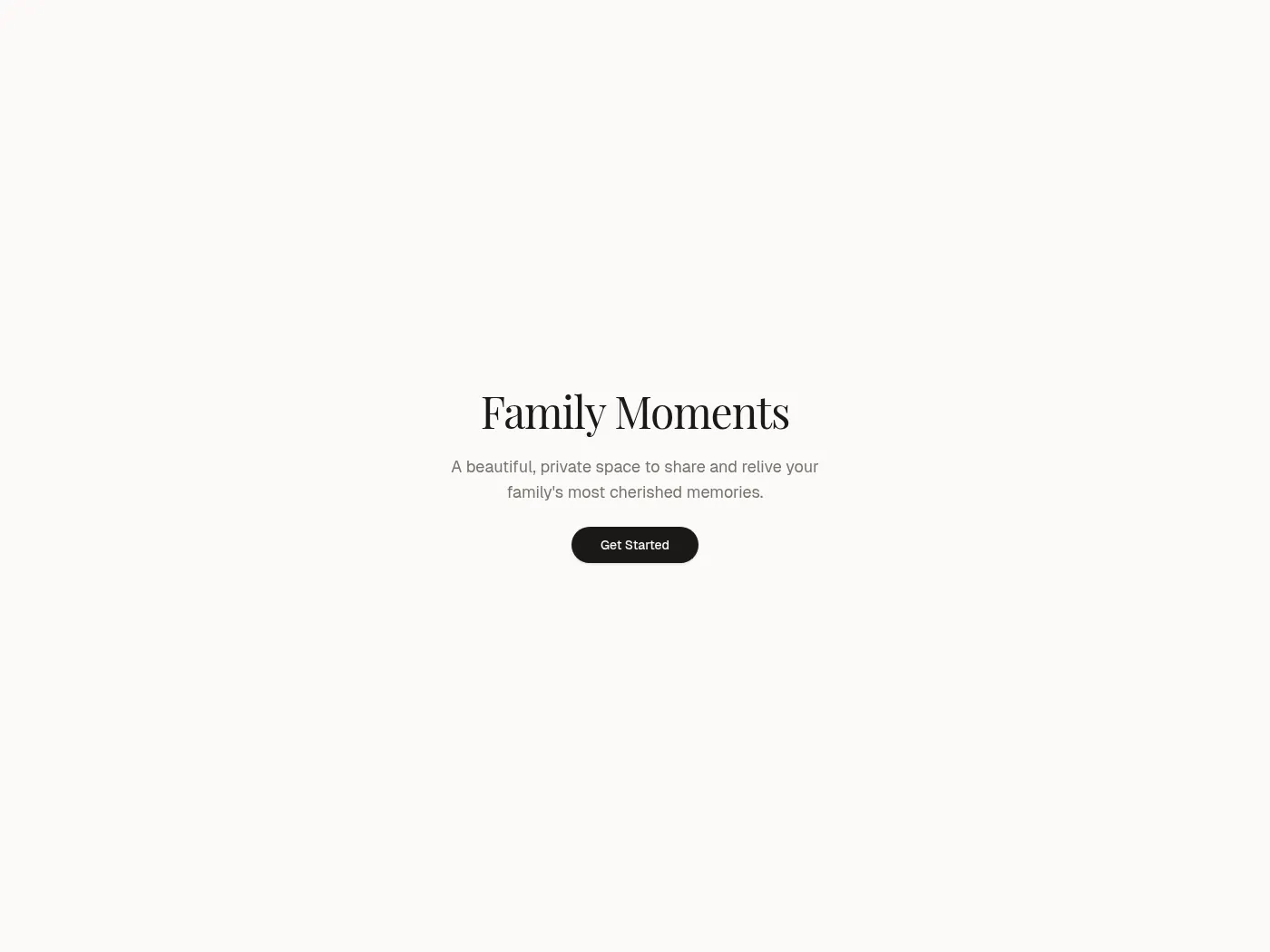 Family Moments App