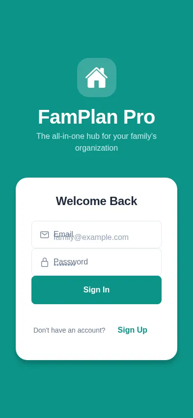 FamPlan Pro
