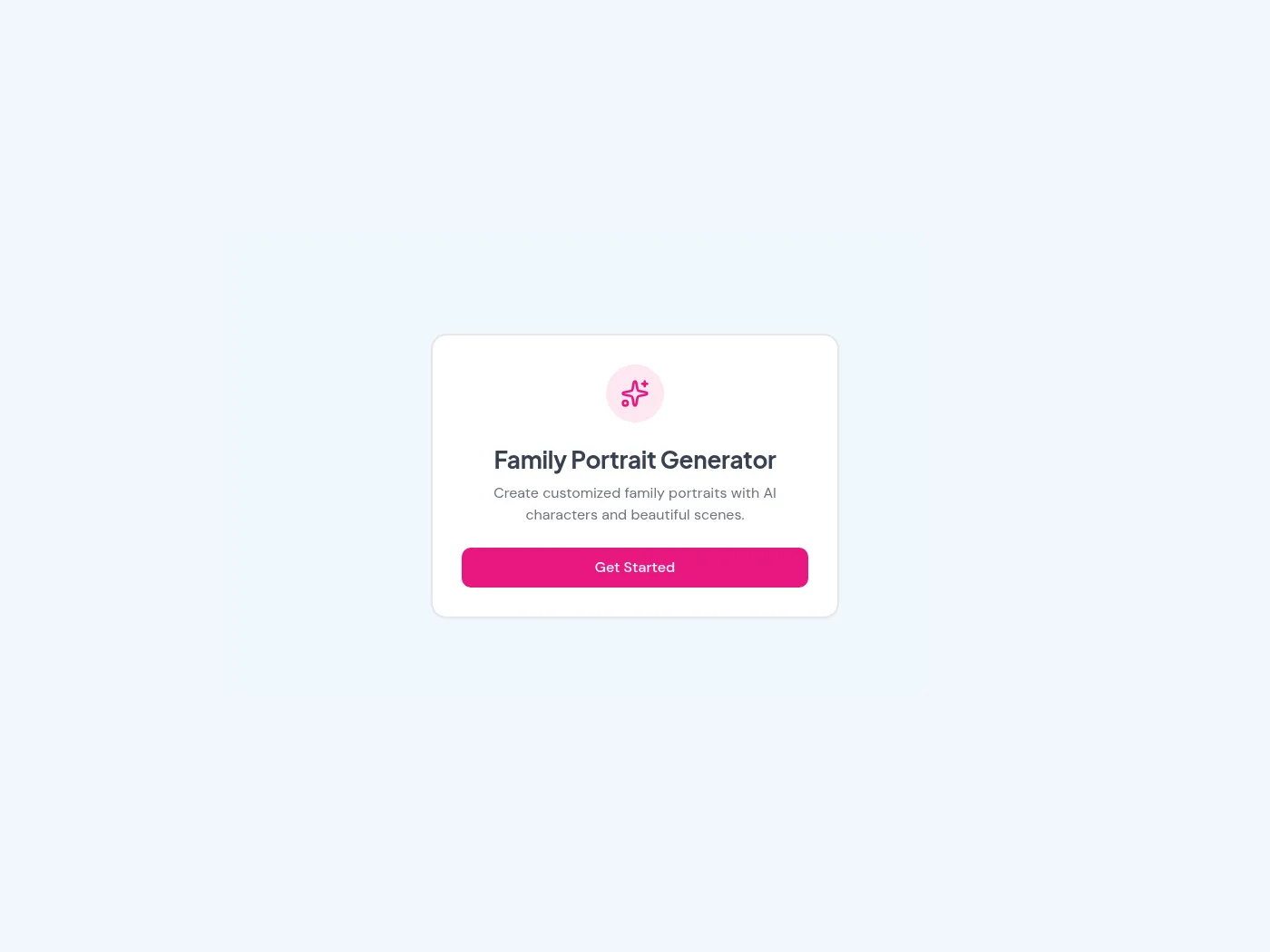 Family Portrait Generator