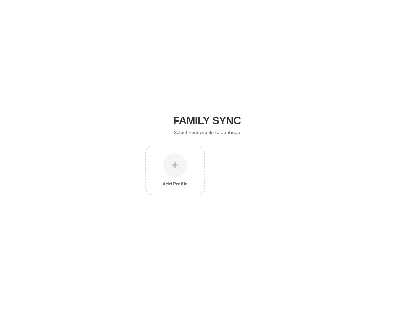 Family Scheduler