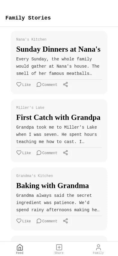 Family StoryShare