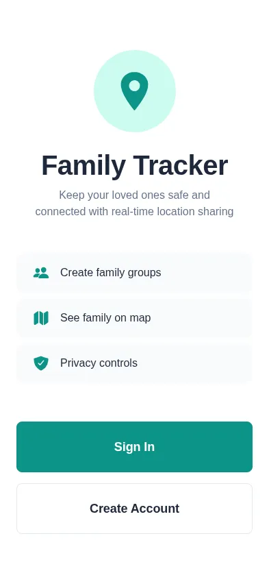 Family Tracker App