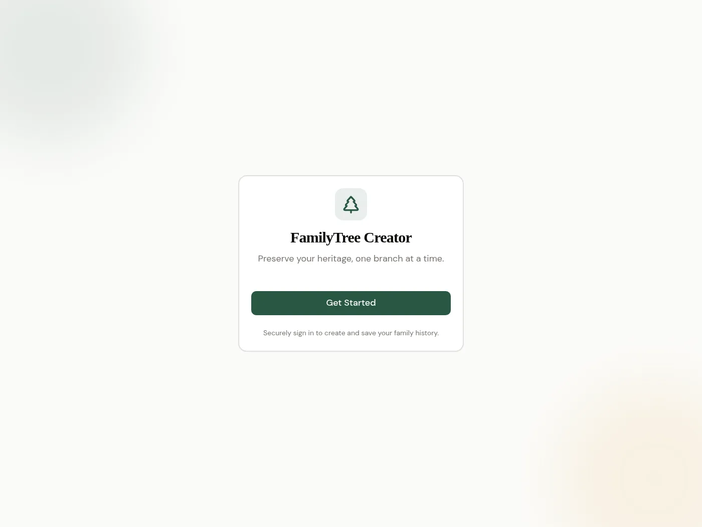 FamilyTree Creator