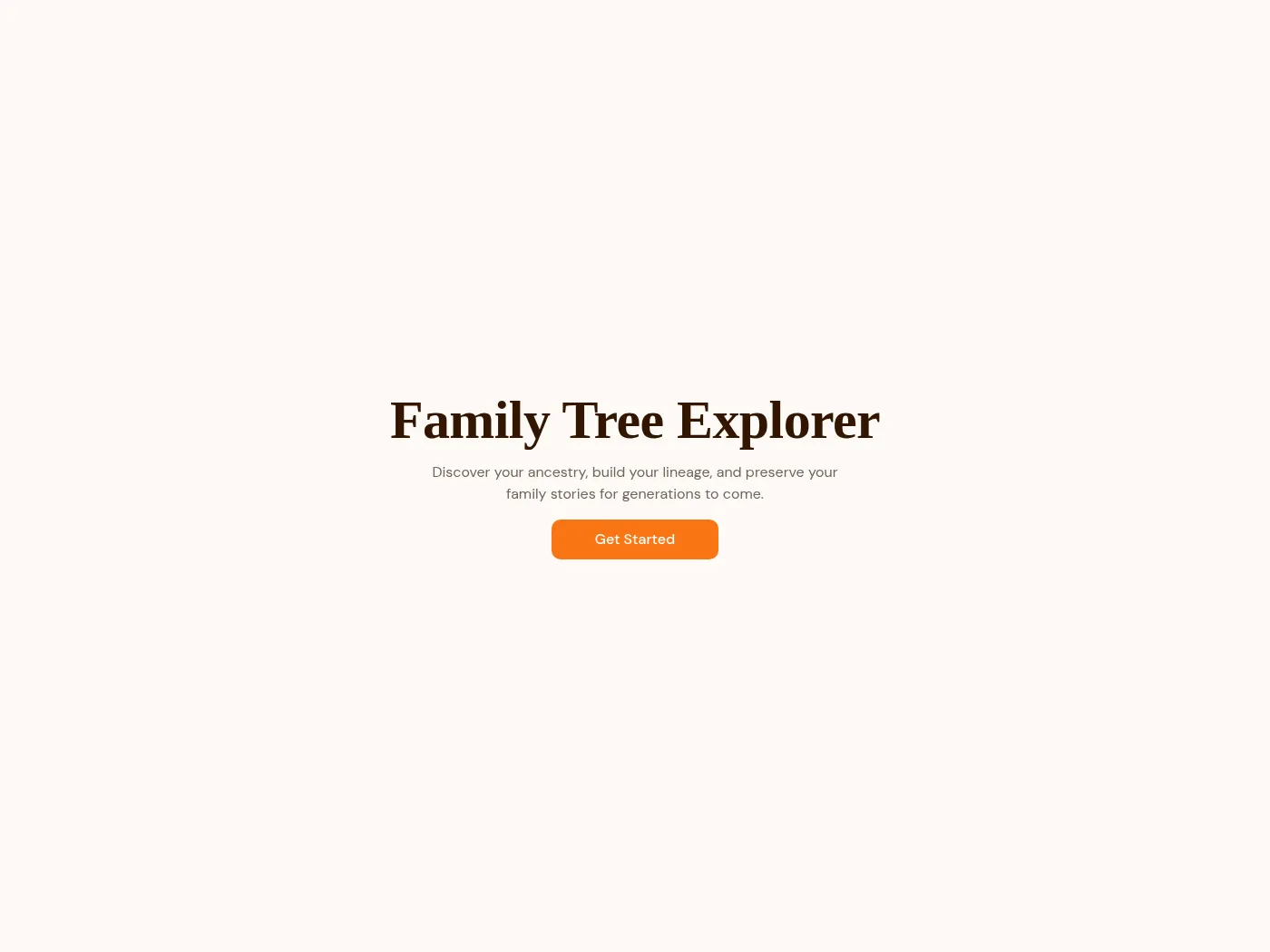Family Tree Explorer