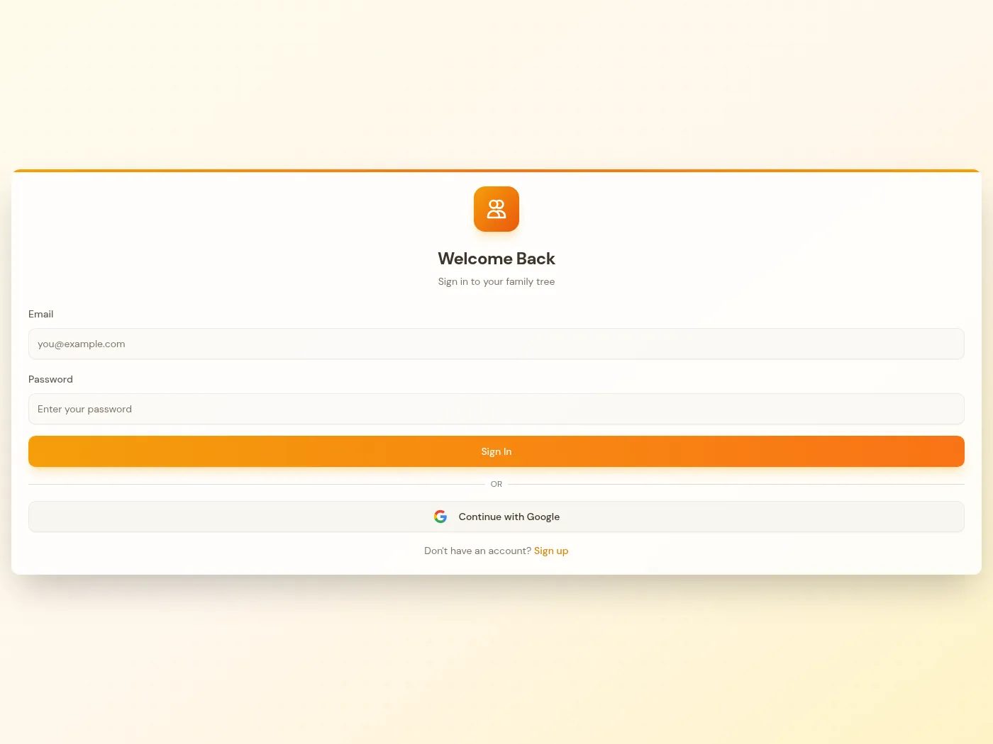 Family Tree Web App