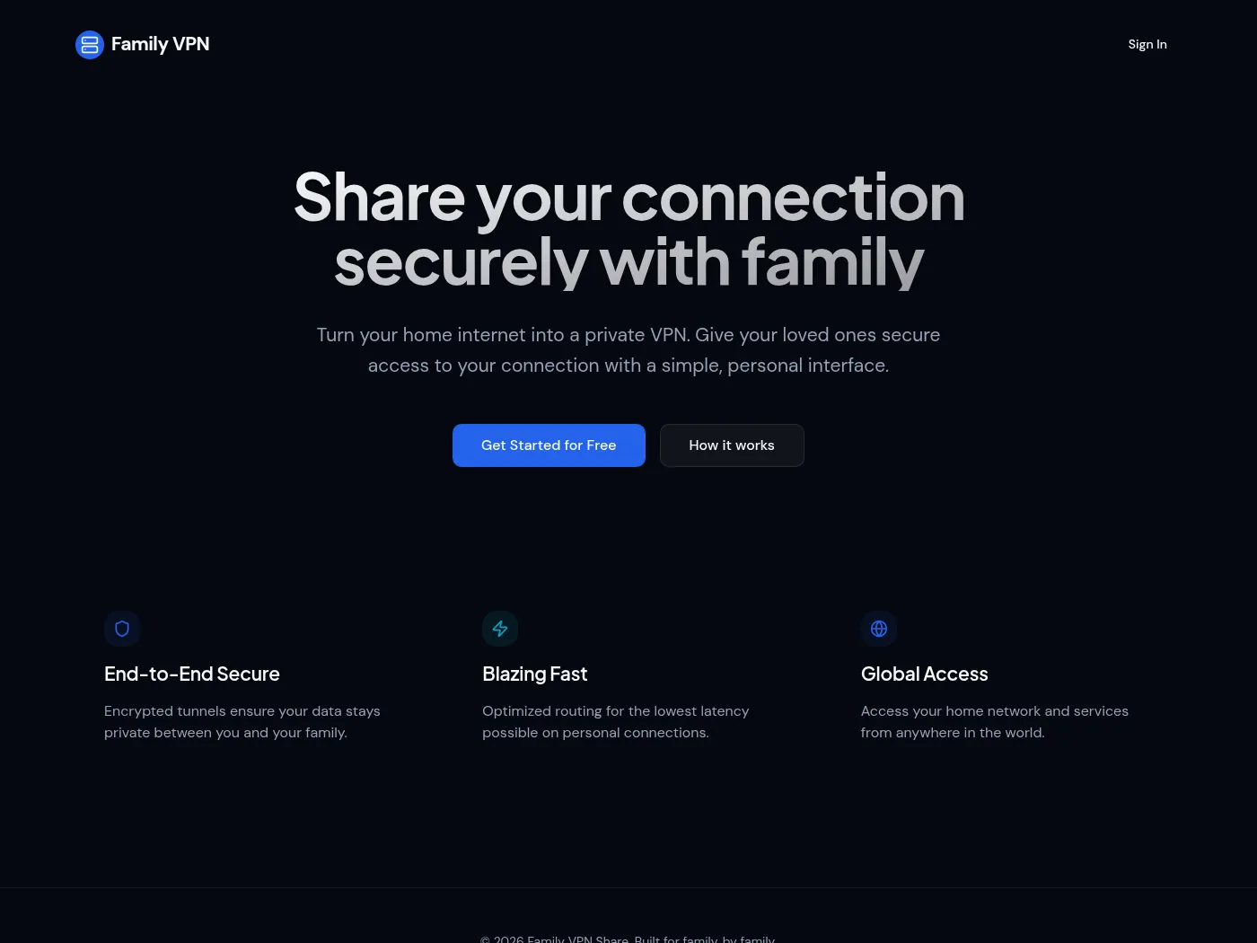 Family VPN Share