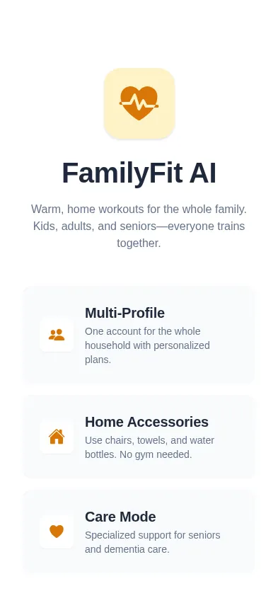 FamilyFit AI Coach