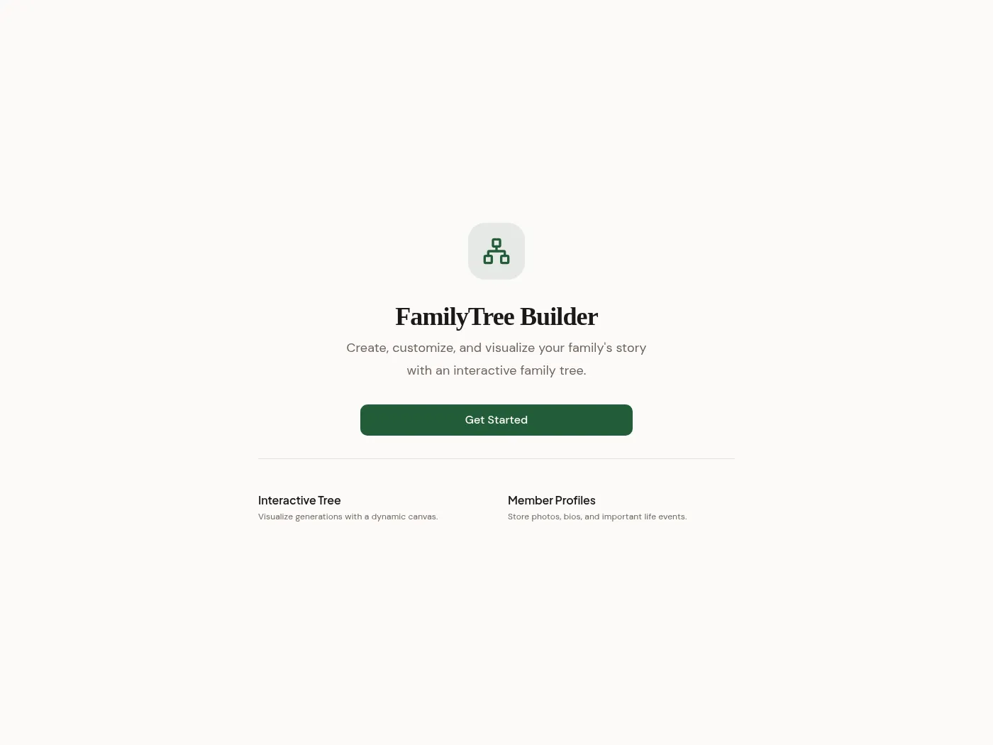 FamilyTree Builder