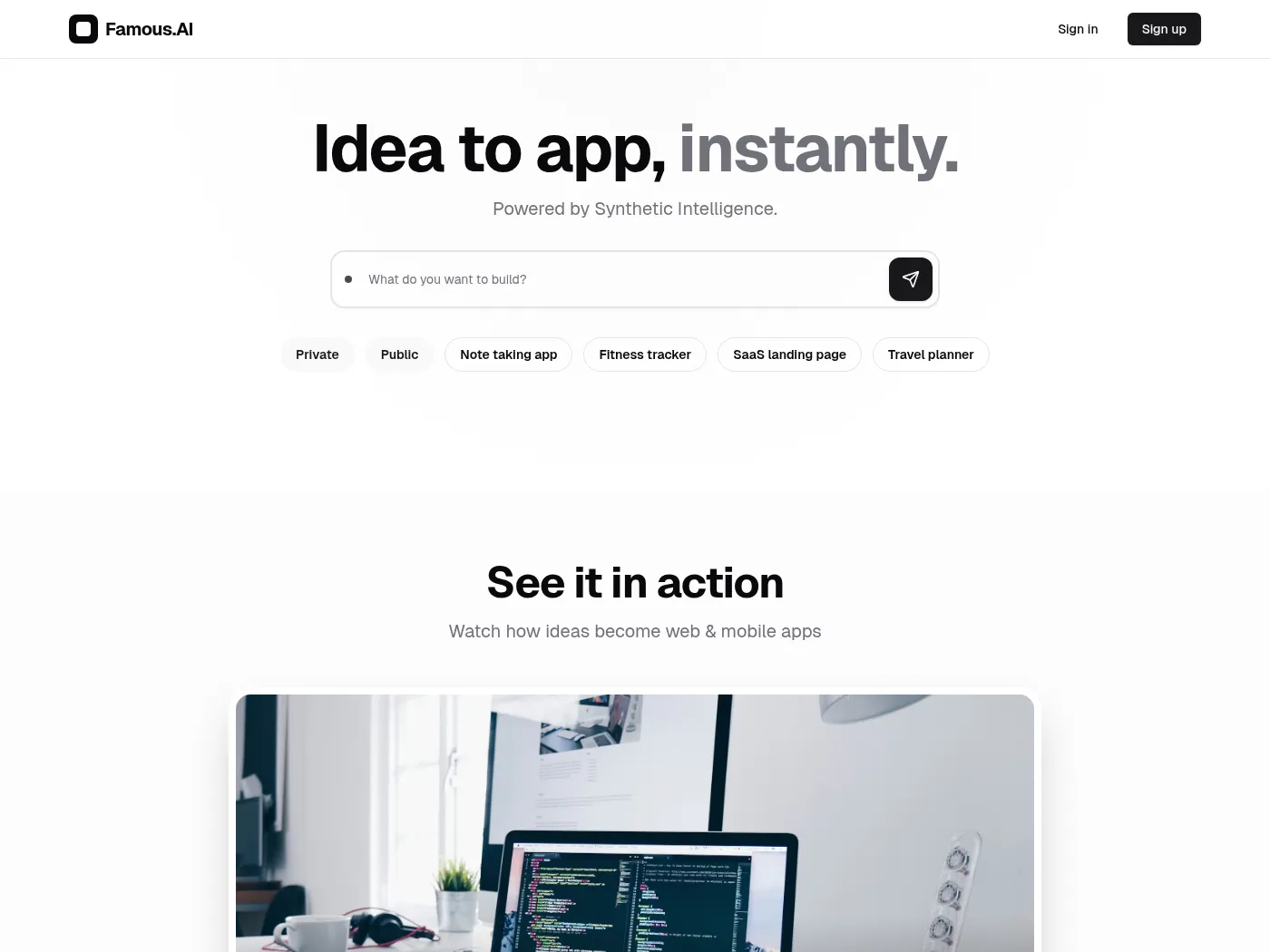 Famous.AI Clone