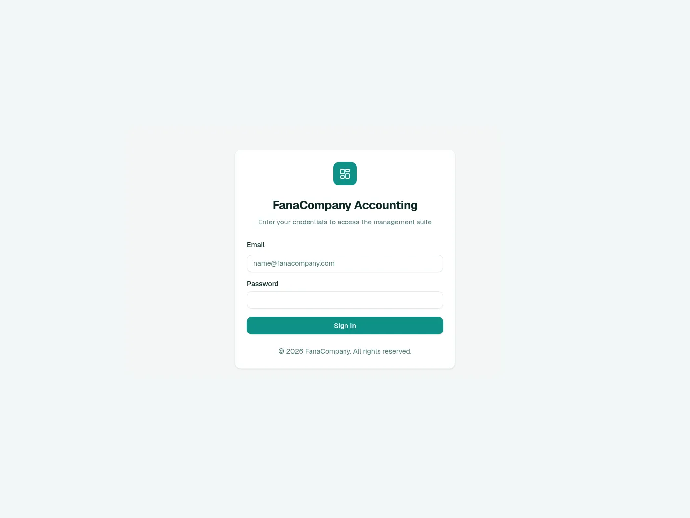 FanaCompany Accounting Suite
