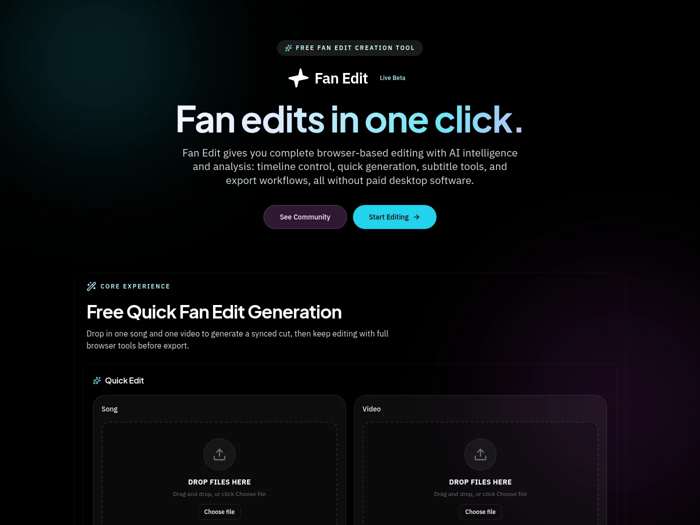 FanEdit Clone