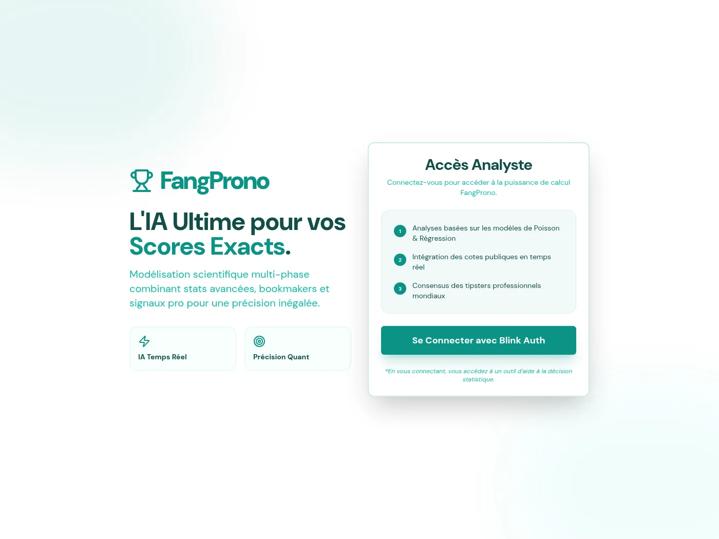 FangProno Exact Score Bot