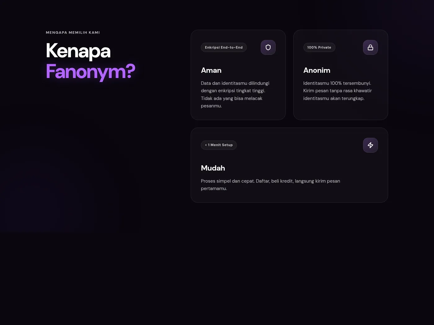 Fanonym Premium Section