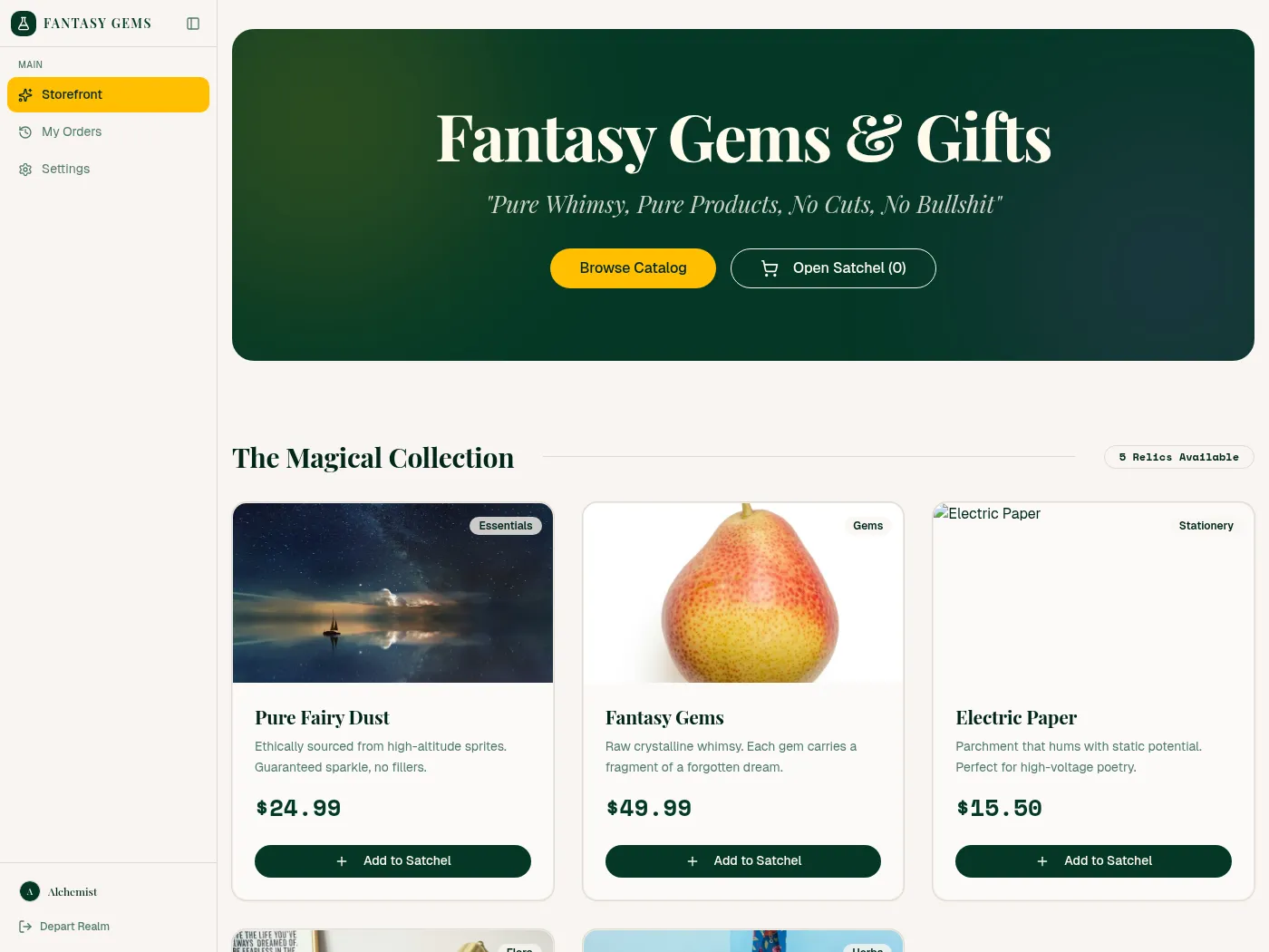 Fantasy Gems & Gifts