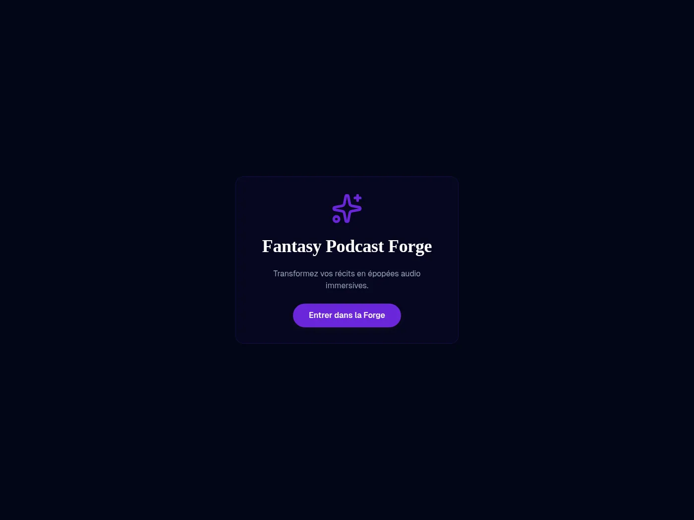 Fantasy Podcast Forge