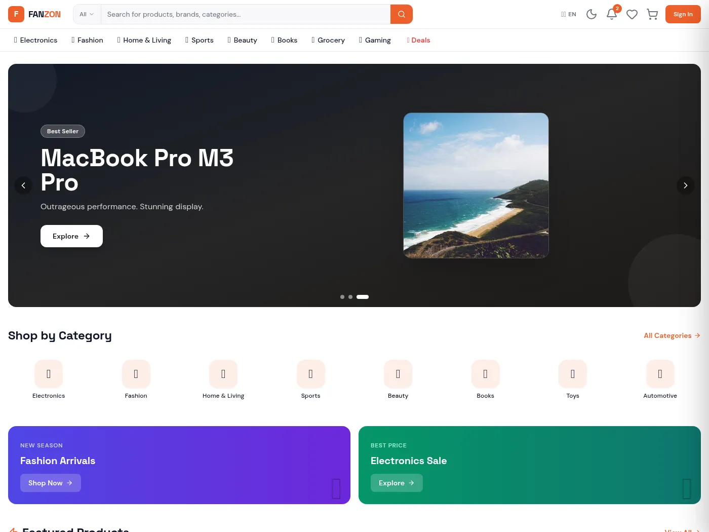 FANZON Marketplace Suite