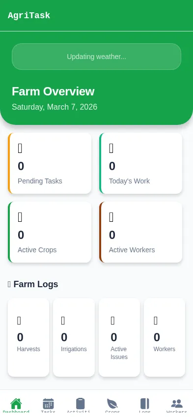 AgriTask Mobile Tracker