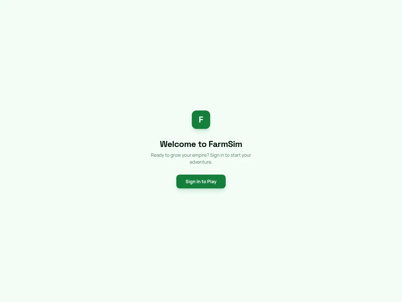 FarmSim Adventure