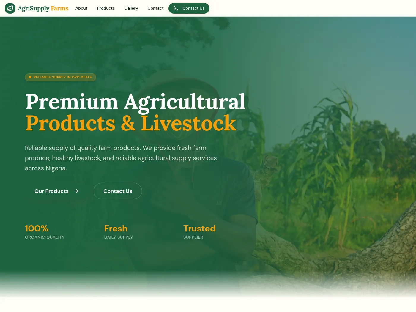 AgriSupply Farms Web
