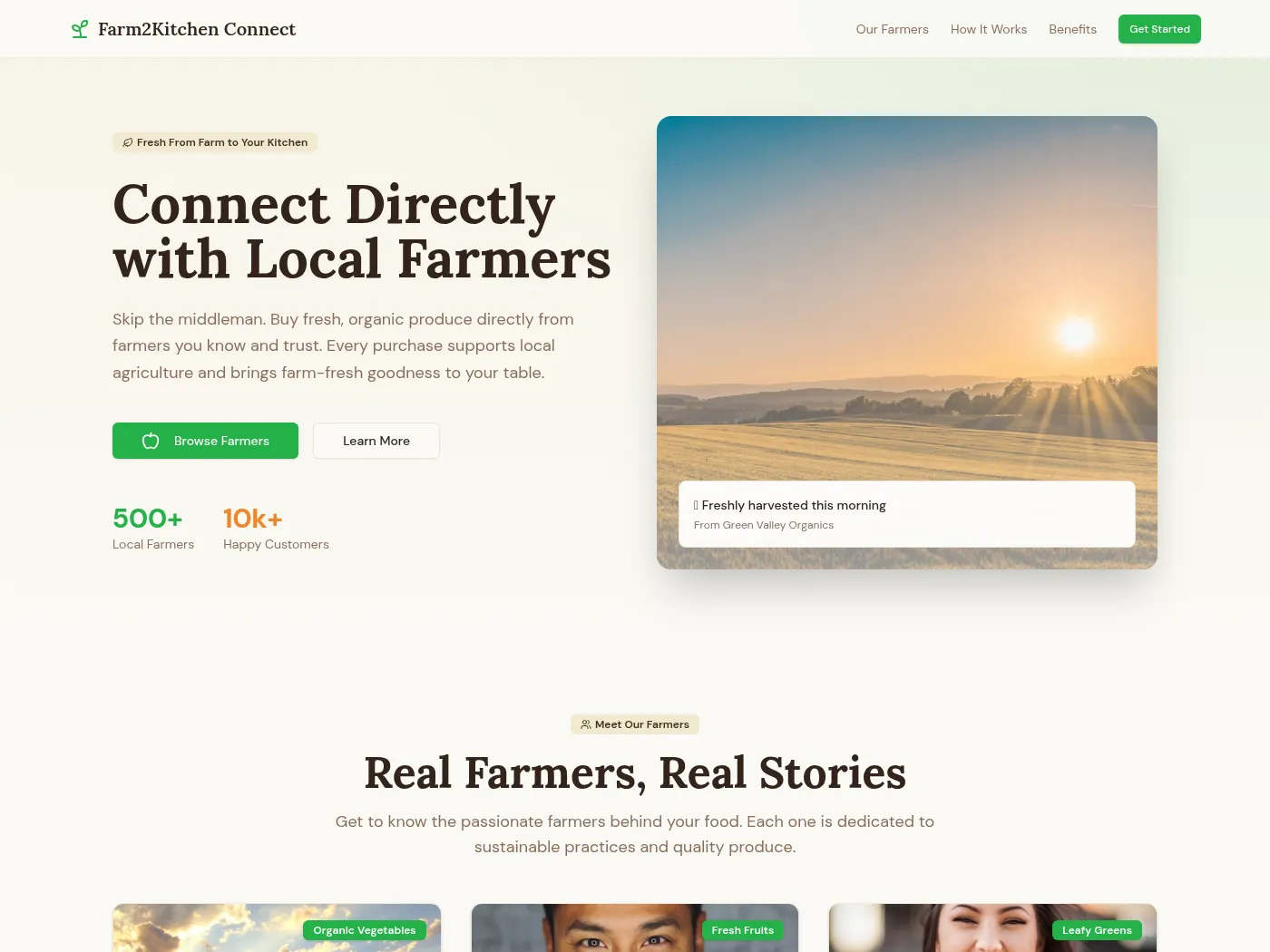 Farm2Kitchen Connect