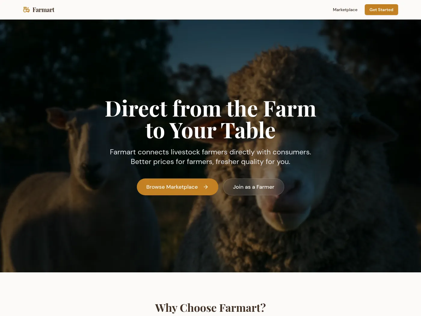 Farm2Market E-Commerce