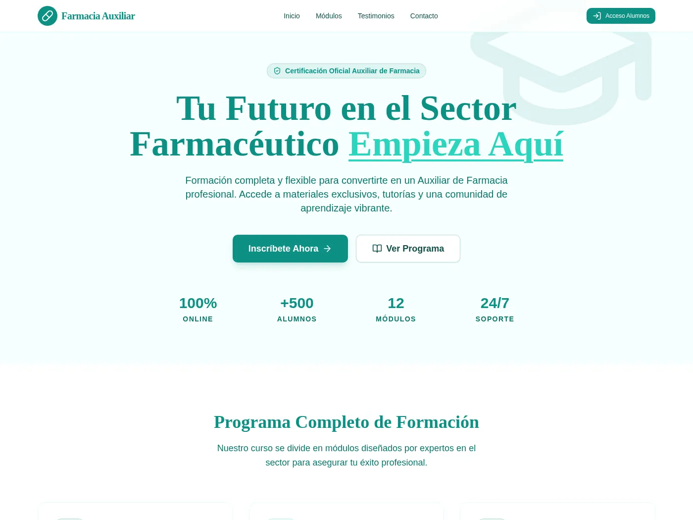 Farmacia Auxiliar Web