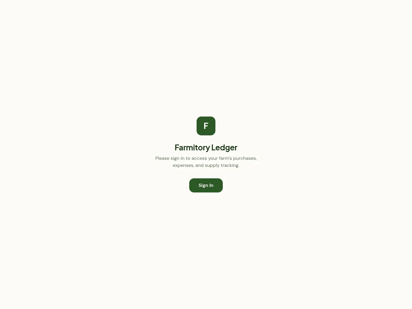Farmitory Ledger Assistant