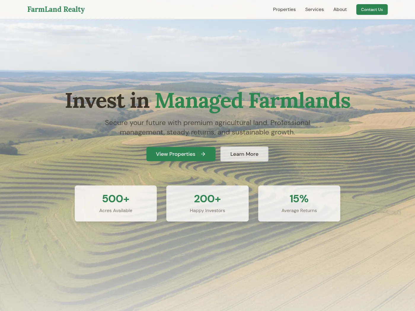FarmLand Realty Web