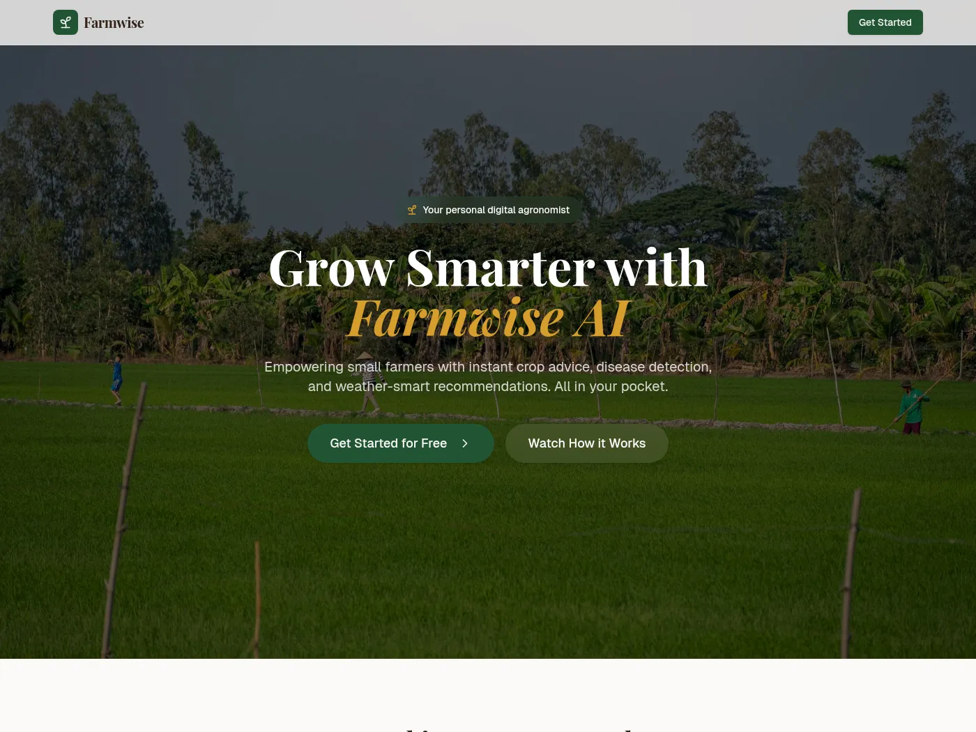 Farmwise AI Assistant