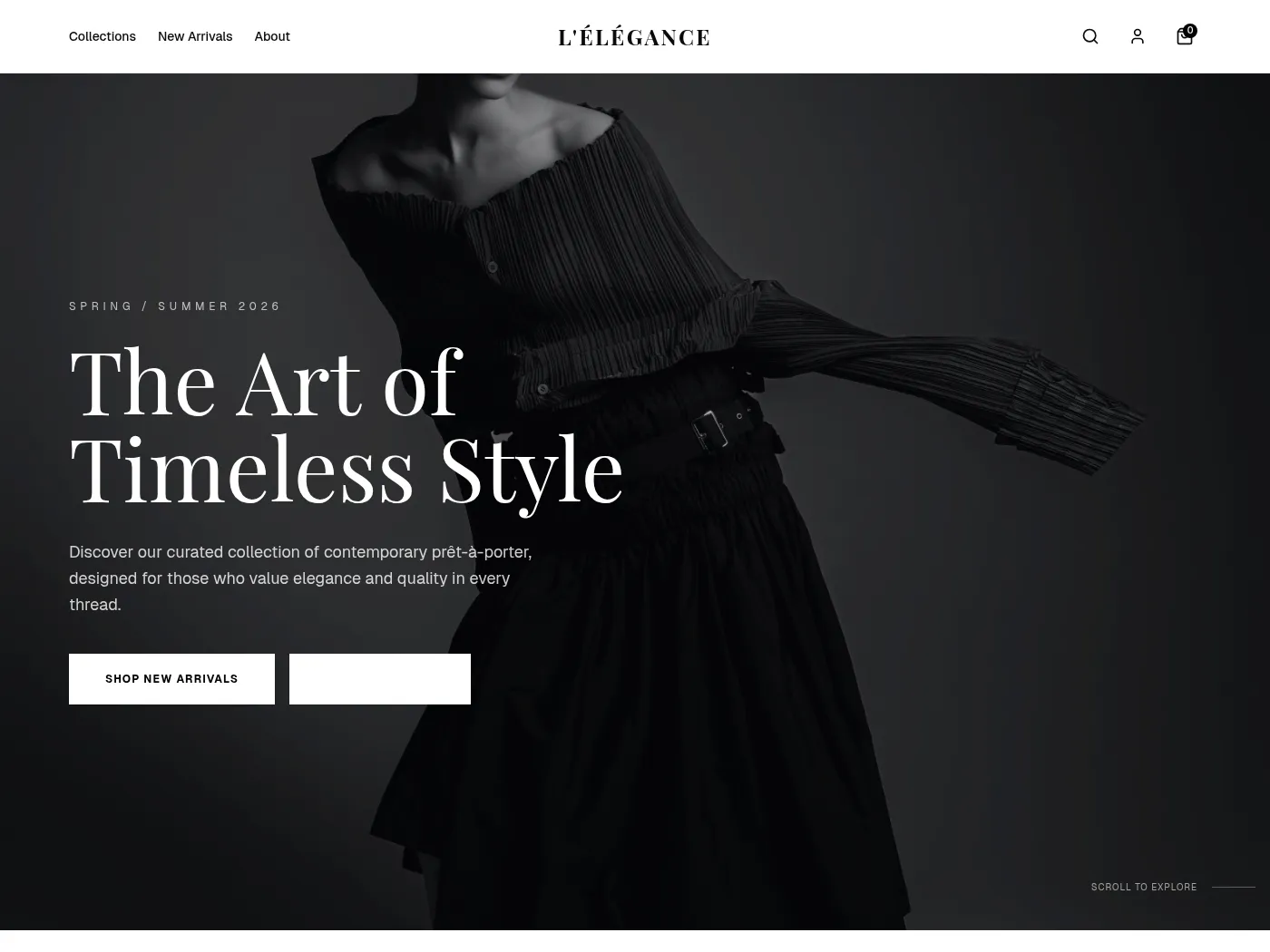 Fashion Boutique Site