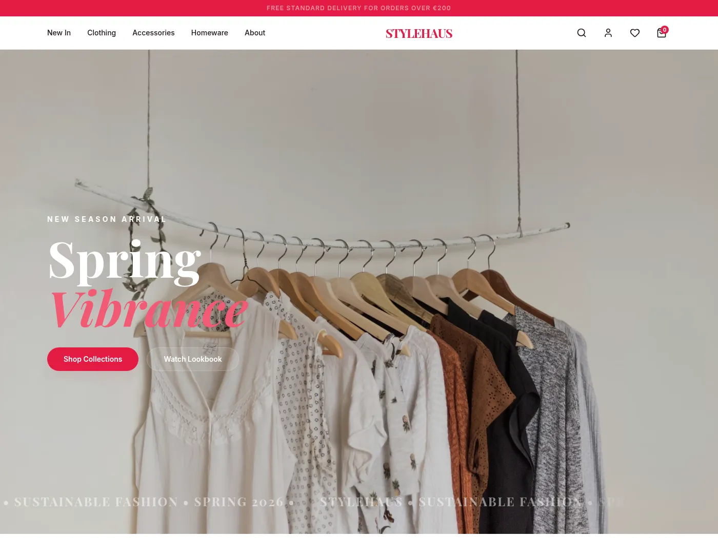 StyleHaus Landing Page