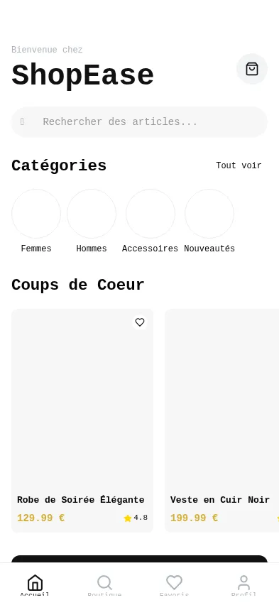 ShopEase Mobile Store