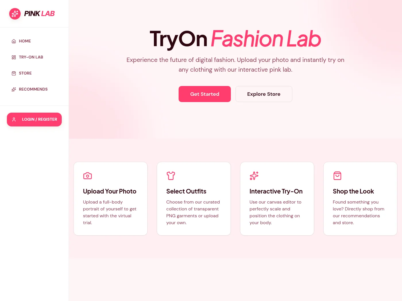 TryOn Pink Fashion Lab