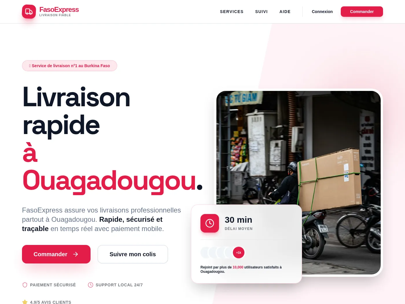 FasoExpress Delivery Suite