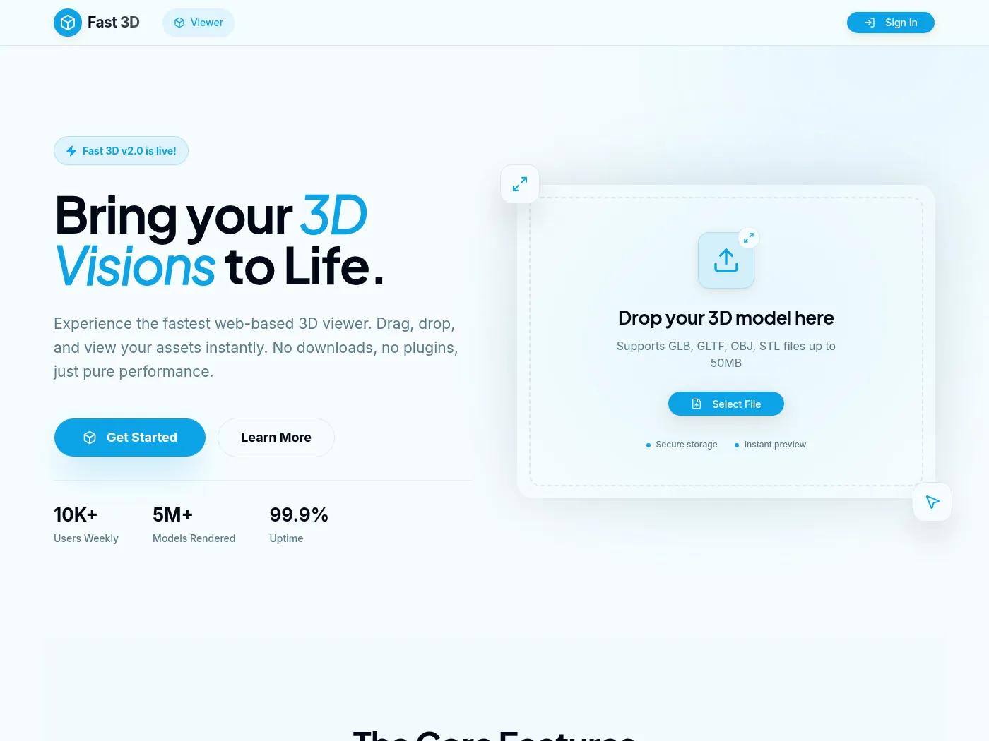 Fast 3D Viewer