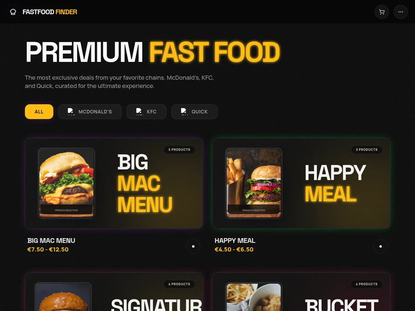 Fast Food Finder