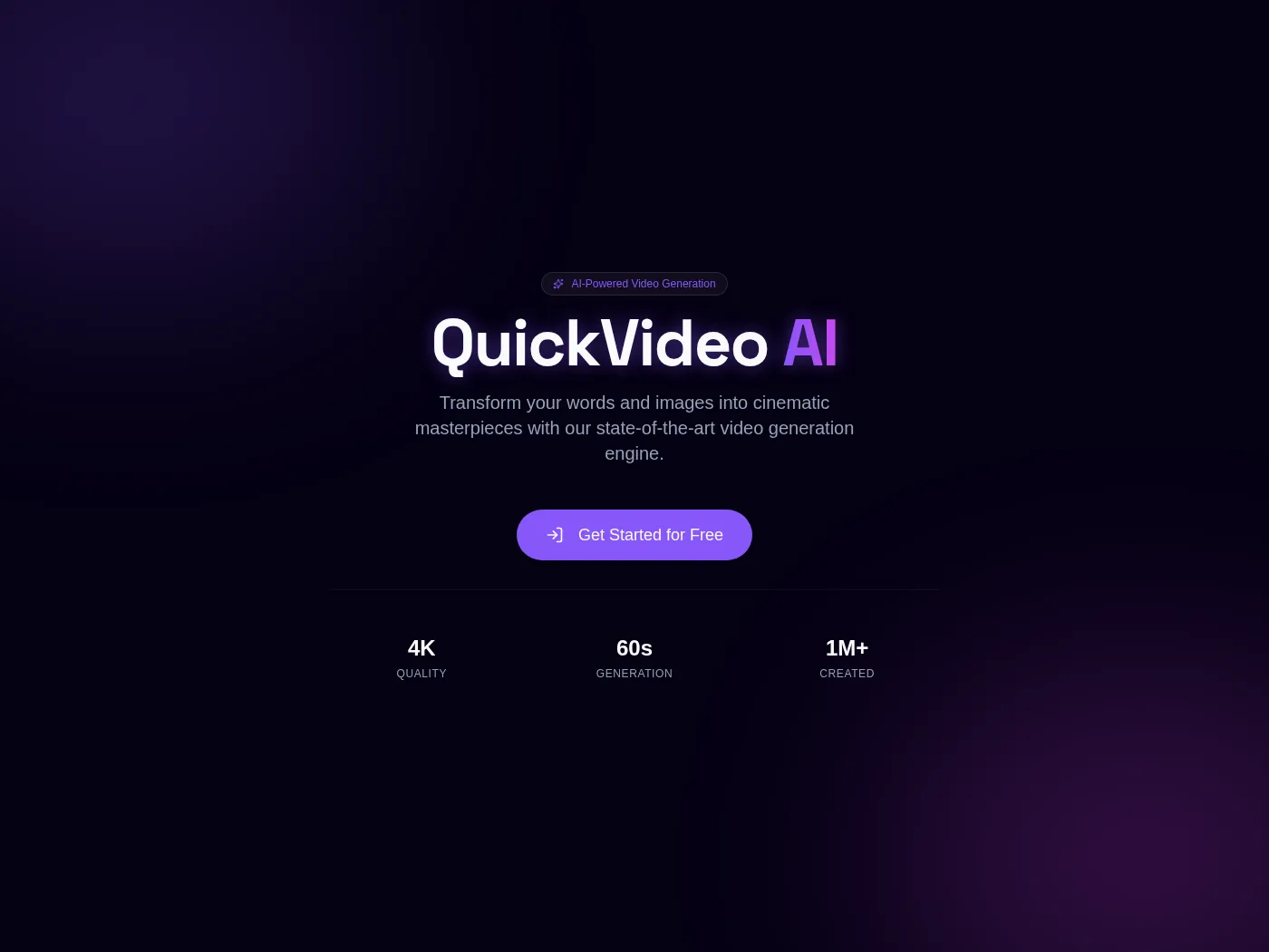 QuickVideo Creation Tool