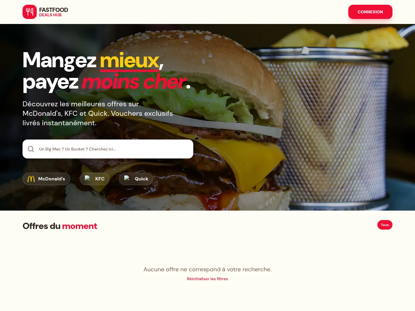 FastFood Deals Hub