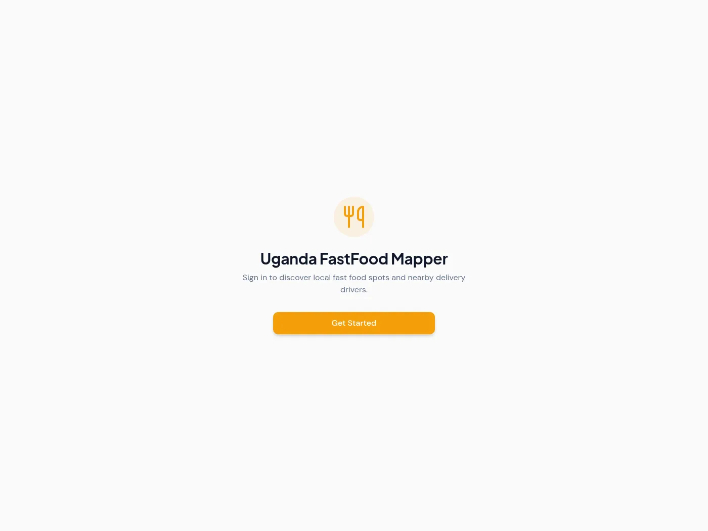 Uganda FastFood Mapper