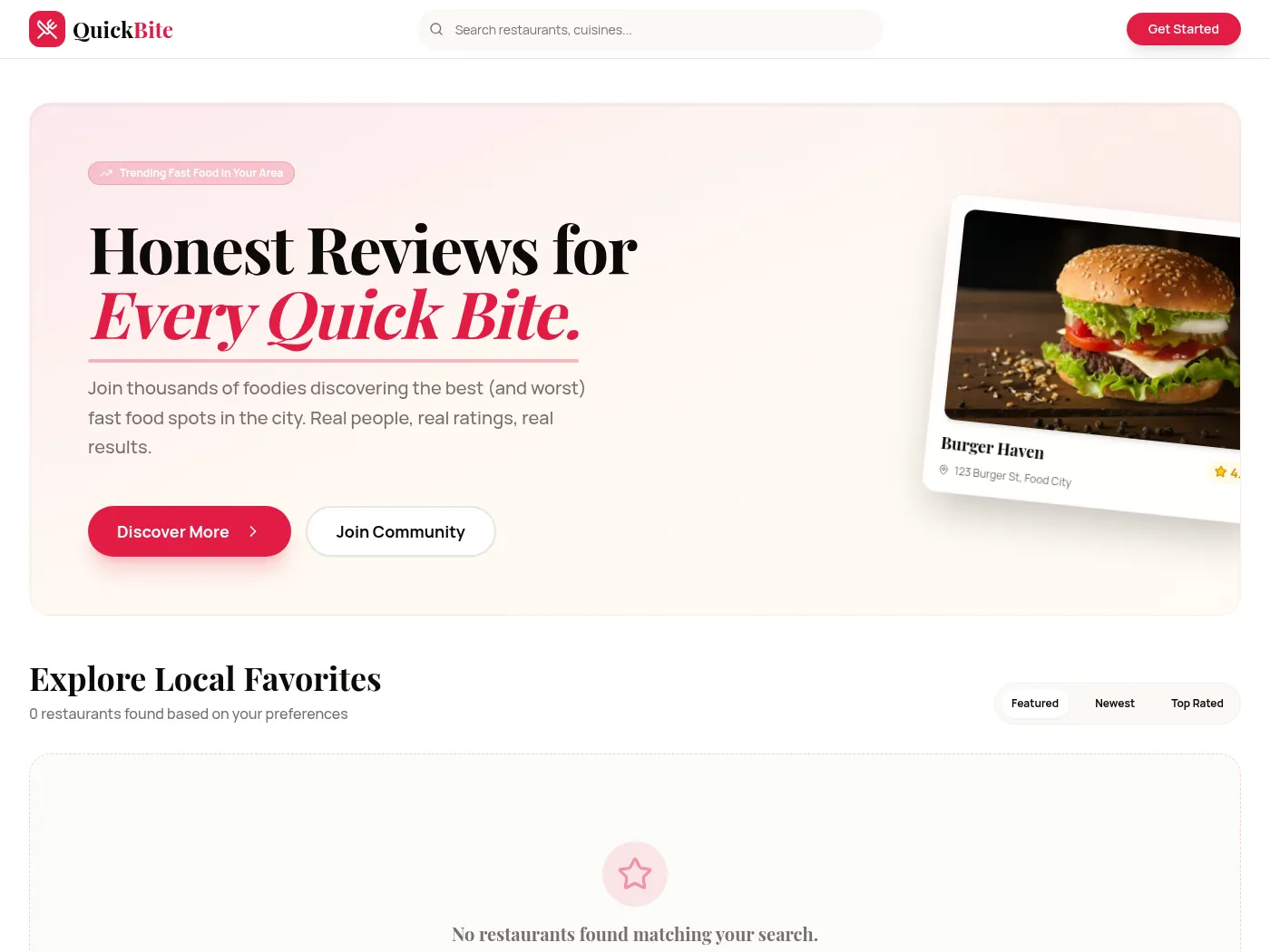 QuickBite Reviews