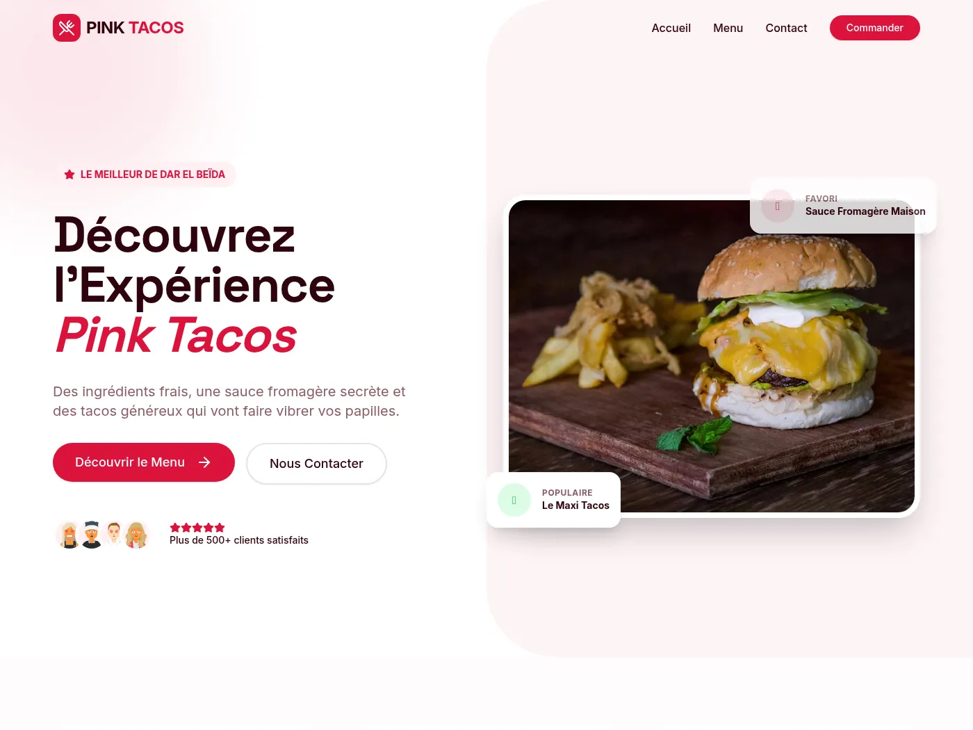 Fast Food Vitrine Site