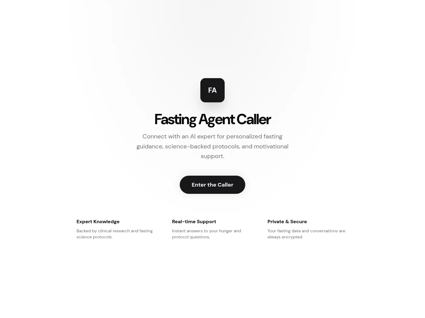 Fasting Agent Caller